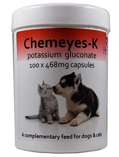 Chemeyes – K Potassium Gluconate Supplement for Dogs & Cats – Swallow ...
